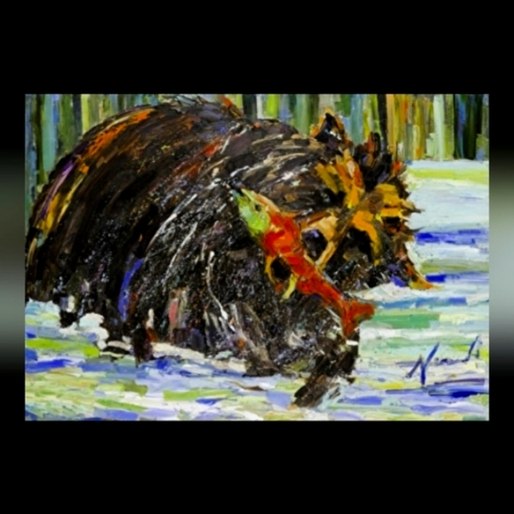 Dawn Normali | Art | Gotcha Oil Painting Print By Dawn Normali | Poshmark